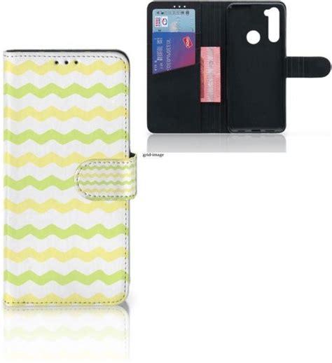 Foto Hoesje Xiaomi Redmi Note 8T Telefoonhoesje Waves Yellow Bol Com