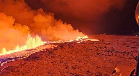 Serviço De Meteorologia Erupção Vulcânica Na Islândia Pode Estar A