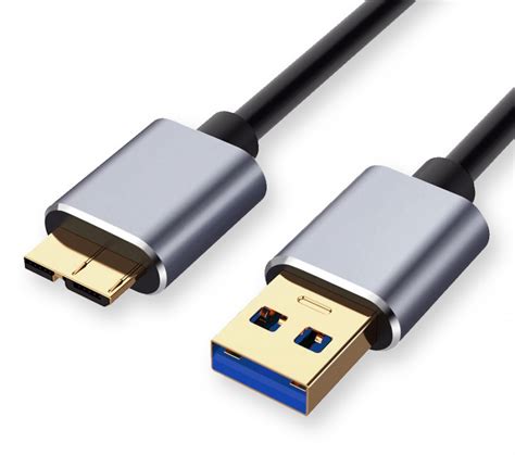 Premium 0 5m Micro Usb 3 0 Super Speed Cable For Hdds A To Micro B 10 Pin
