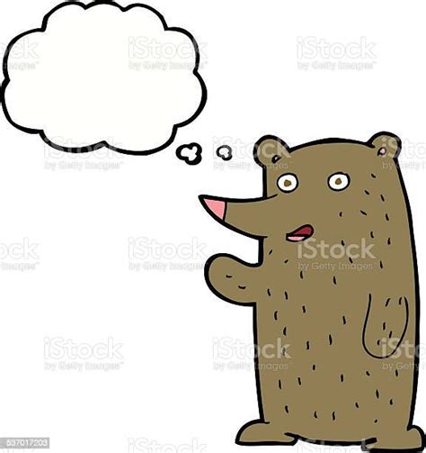 말풍선이 있는 손 흔드는 곰 만화 캐릭터 곰에 대한 스톡 벡터 아트 및 기타 이미지 곰 그리기 낙서 드로잉 Istock
