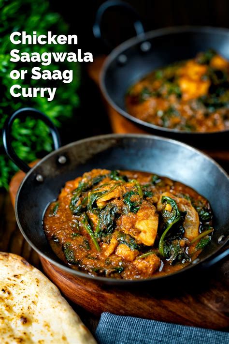 Chicken Saag Or Saagwala Curryrn Recipe Indian Chicken Recipes
