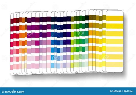 Cmyk Rgb Del Campione Di Colore Immagine Stock Immagine Di Tabelle