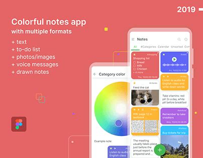 Notes Ui App Design Projects Photos Videos Logos Illustrations