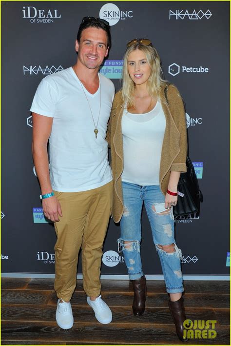 Ryan Lochte And Pregnant Fiancee Kayla Rae Reid Pick Up Cool Swag At Pre