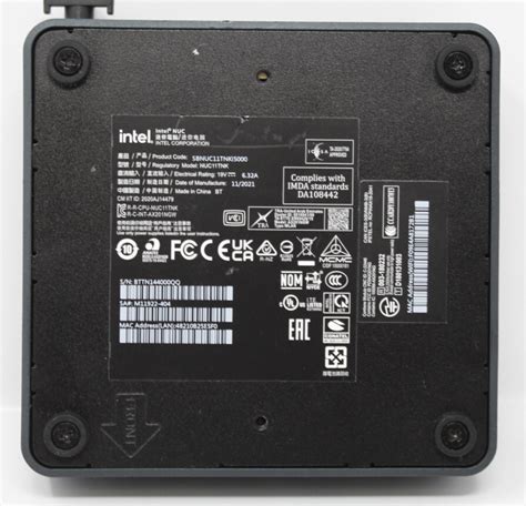 Intel Nuc11tnki5 Mini Pc I5 1135g7 2 4 Ghz 256 Gb Pcie 16 Gb No Os Or