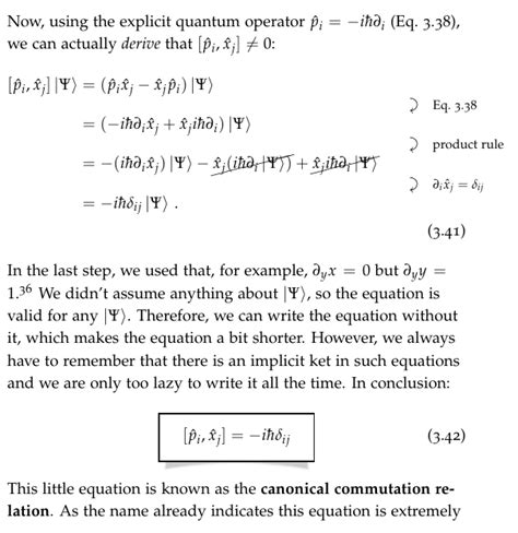 Complex Analysis Trouble Deriving The Canonical Commutation Relation