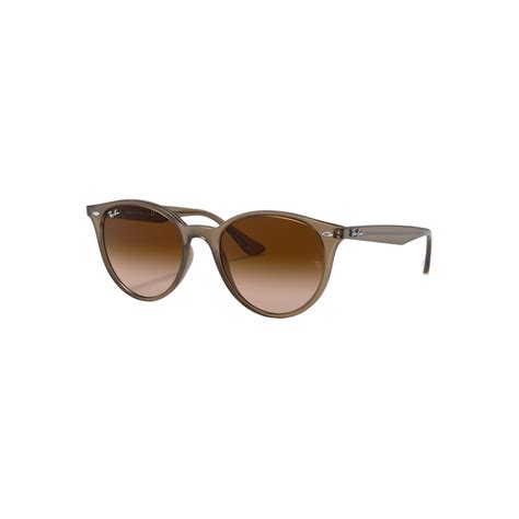 레이밴 Rb4305 폴리쉬드 베이지 프레임 브라운 그라디언트 렌즈 하이 브릿지 핏 Ray Ban Kream