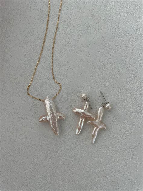 Sterling Silver Cross Pearl Drop Earrings Poetpearl