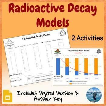 Radioactive Decay Models Activity Printable Or Digital In Core