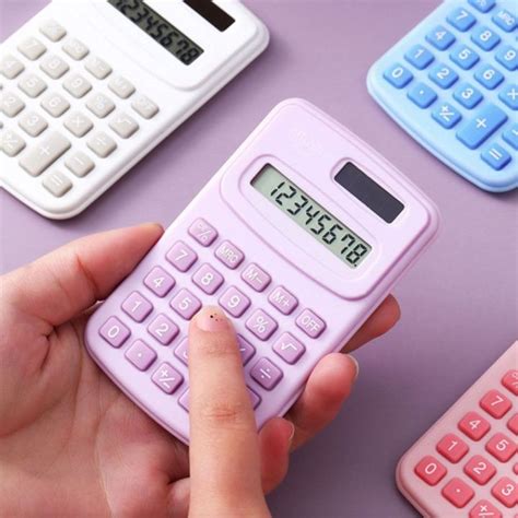 Xielisa Calculator For Business 4 Color Office Arithmetic Stationery