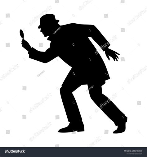 Detective Magnifying Glass Vector Image Stock Vector Royalty Free