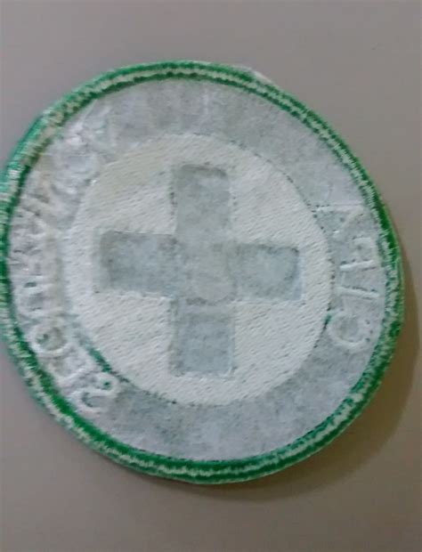Patch bordado termocolante CIPA Brigada de Incêndio ou Emergência 7cm