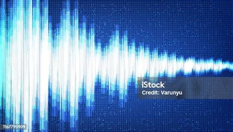 Digital Sound Wave Pada Pink Background Teknologi Dan Konsep Diagram