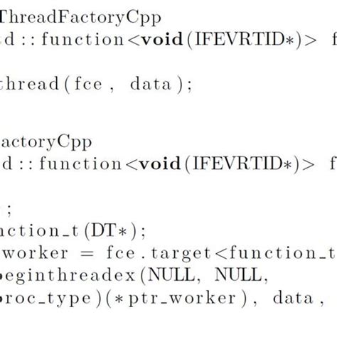 Constructor For Creation Of Cpu Thread Download Scientific Diagram