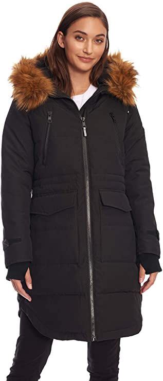 Alpine North Womens Vegan Down Drawstring Winter Parka Its Women Fashion