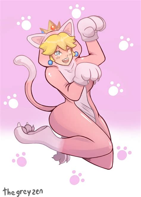 Cat Peach By Thegreyzen On Deviantart