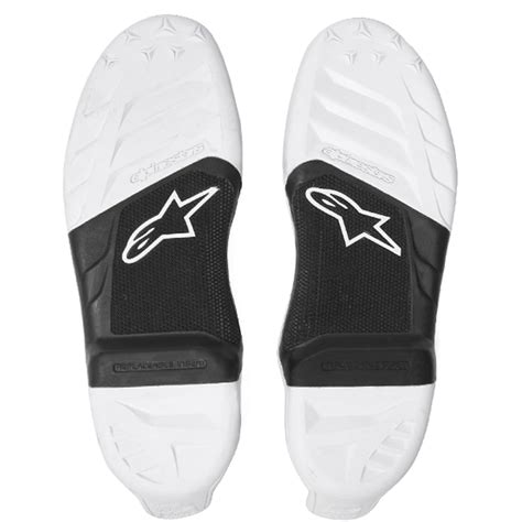 Alpinestars Tech 7 Replacement Soles Whiteblack Go Mx
