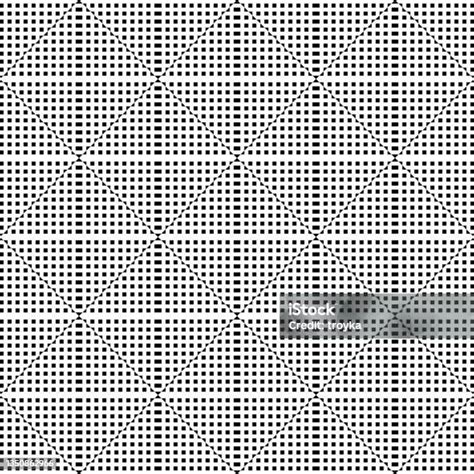 abstract seamless geometric checked dots pattern and texture stock