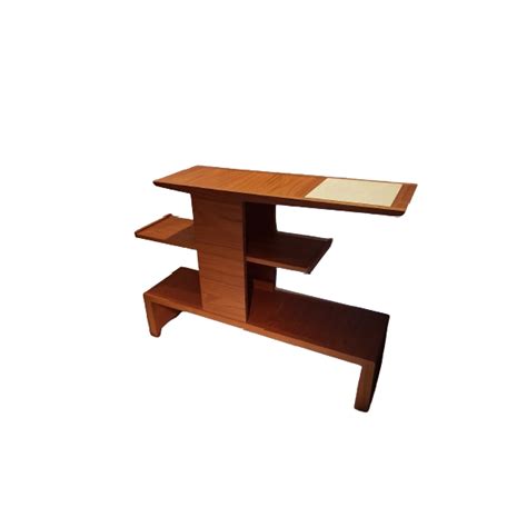 Eos Console In Teak Wood And White Stone Giorgetti Deesup