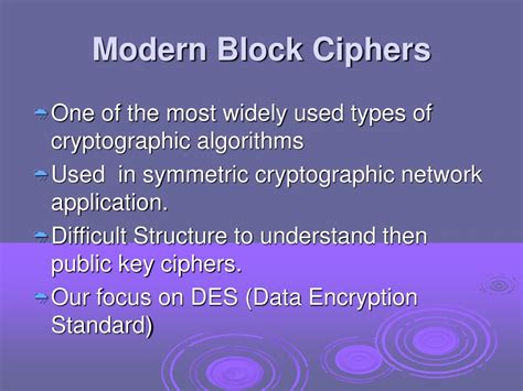 PPT Block Ciphers And The Data Encryption Standard PowerPoint Presentation ID 9614428