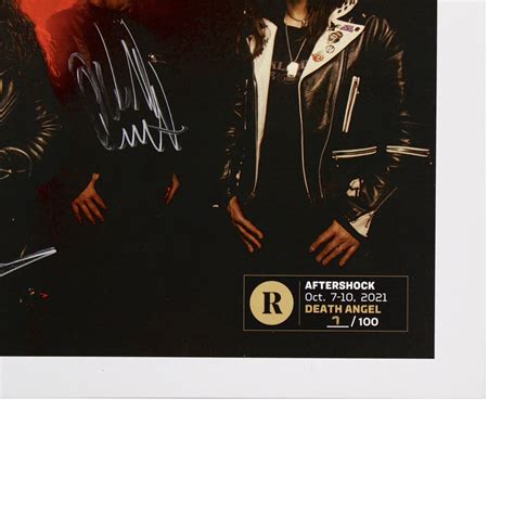 Death Angel X Revolver Aftershock Signed Festival Poster