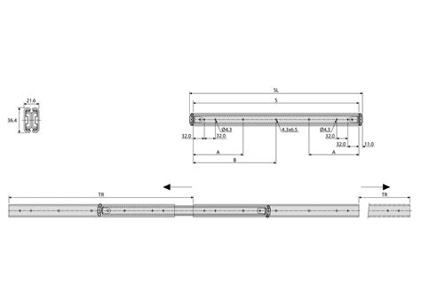 Accuride 3630 Two Way Travel Drawer Slides Jet Press