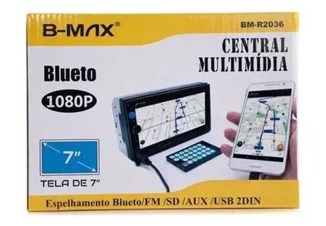 Bluetooth Central Multimidia Com Espelhamento Universal Frete Grátis