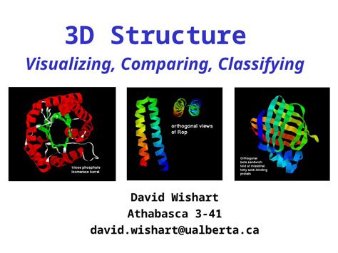 Ppt 3d Structure Visualizing Comparing Classifying Dokumentips