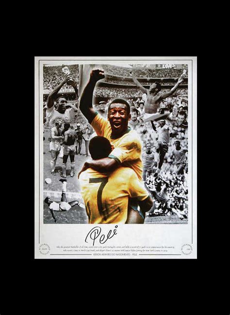 Pele Signed Photo All Star Signings