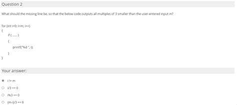 Solved Question What Should The Missing Line Be So That Chegg