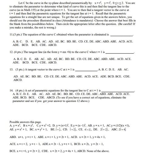 Solved Let C Be The Curve In The Xy Plane Described Chegg
