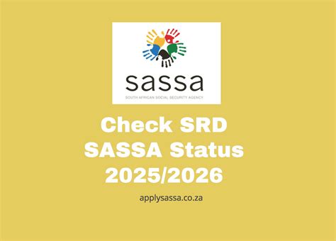 Check SRD SASSA Status SASSA Grant