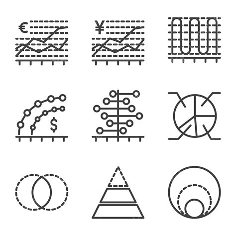 Analytics Chart Vector Hd Images Chart And Analytic Icon Set Outline 2 Include Analytic Chart