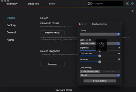 Kamvas 16 2021 Display Settings Issue Rhuion