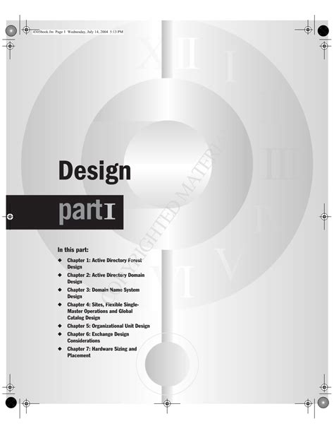 Active Directory Forest Design Criteria Active Directory Design Is Both Technically And