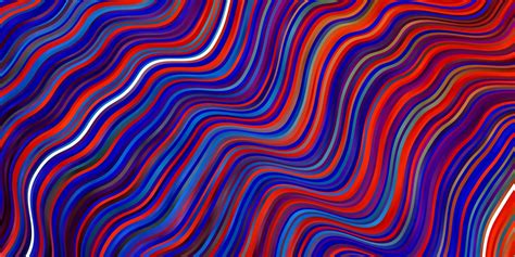 Dark Multicolor Vector Pattern With Curved Lines Abstract Illustration With Gradient Bows Best