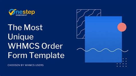 whmcs order form template one page checkout ppt