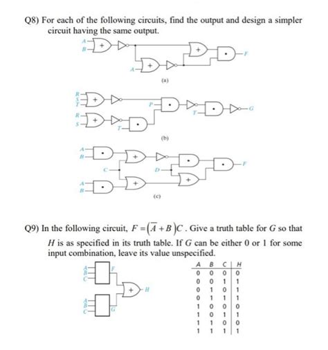 Solved Q For Each Of The Following Circuits Find The Chegg Com