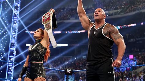 Becky Lynch Shares Backstage Photo With The Rock Following Wwe Raw Return
