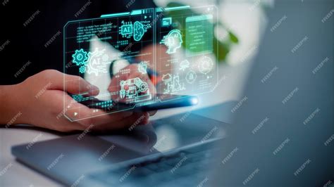 Chatbot Com Ia Inteligência Artificial Mulheres Usam Tecnologia Robôs