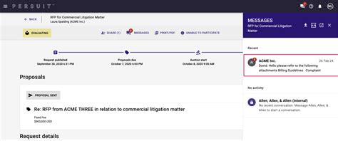How Do I Use The Messages Feature To Ask Clarifying Questions Regarding A Specific Request