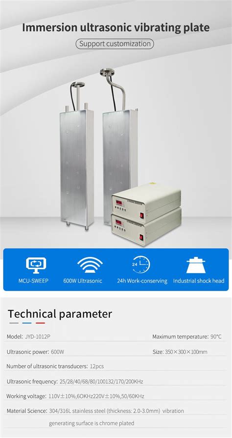 China Discount Immersible Ultrasonic Transducers Pack Suppliers Factory Manufacturers