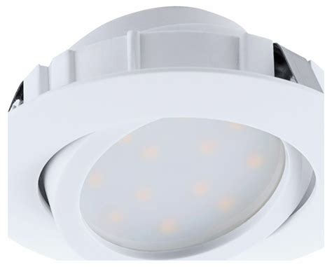LED alasvalo Eglo Pineda W Ø mm valkoinen himmennettävä Taloon