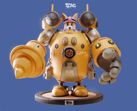 Artstation Tartar Adventure Vol 008 Mango Robot Songjie Lin Alien