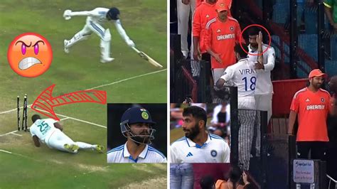 Virat Kohli S Heart Winning Gesture For Angry Jasprit Bumrah CricHind