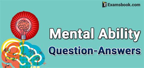 Mental Ability Questions And Answers For Ssc And Bank Exam