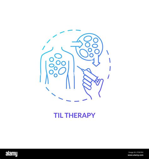 Thin Line Simple Gradient Til Therapy Icon Concept Stock Vector Image