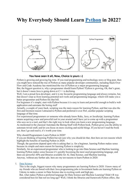 The Importance Of Learning Python By Tech Tutorus Issuu