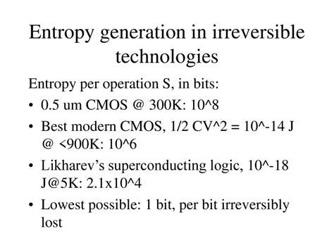 Ultimate Theoretical Models Of Nanocomputers Ppt Download