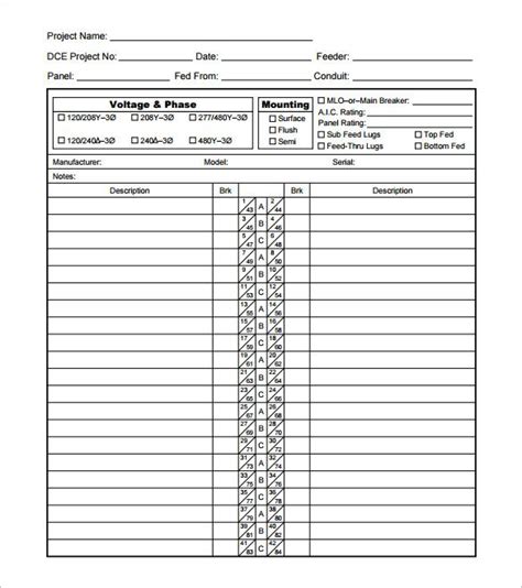 19 Panel Schedule Templates Doc Pdf Free And Premium Templates Free